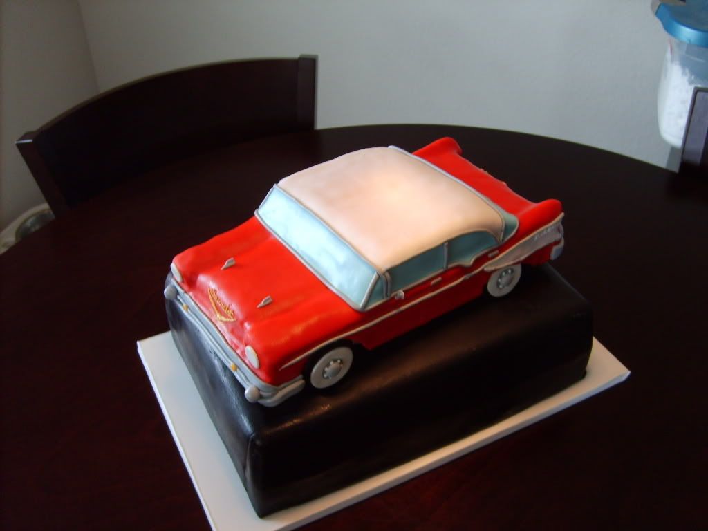 57 Chevy Cake Hints (Kinda Like Instructions But Not Quite) - CakeCentral.com